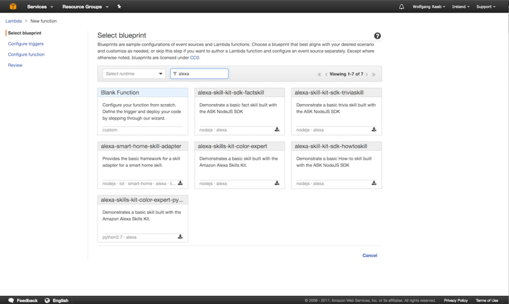 Erstellen eines Alexa Skill mit Python und AWS Lambda - webnist.de