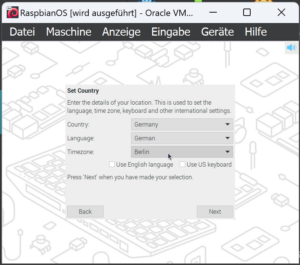 Raspberry Pi Desktop in einer virtuellen Maschine unter VirtualBox ...
