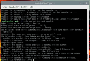 Apache Webserver, PHP, SQL Datenbank und FTP Zugang auf dem Raspberry Pi einrichten - webnist.de