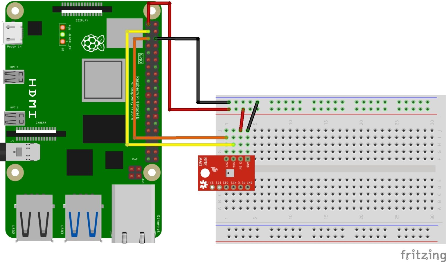 Temperatur, Luftfeuchtigkeit und Druck messen: BME280 mit Python am ...